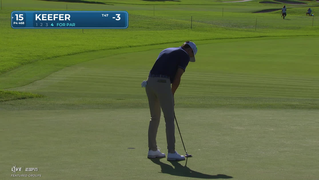 John Keefer | Round 4 | 15th hole | Shot 4 | 2026 Farmers