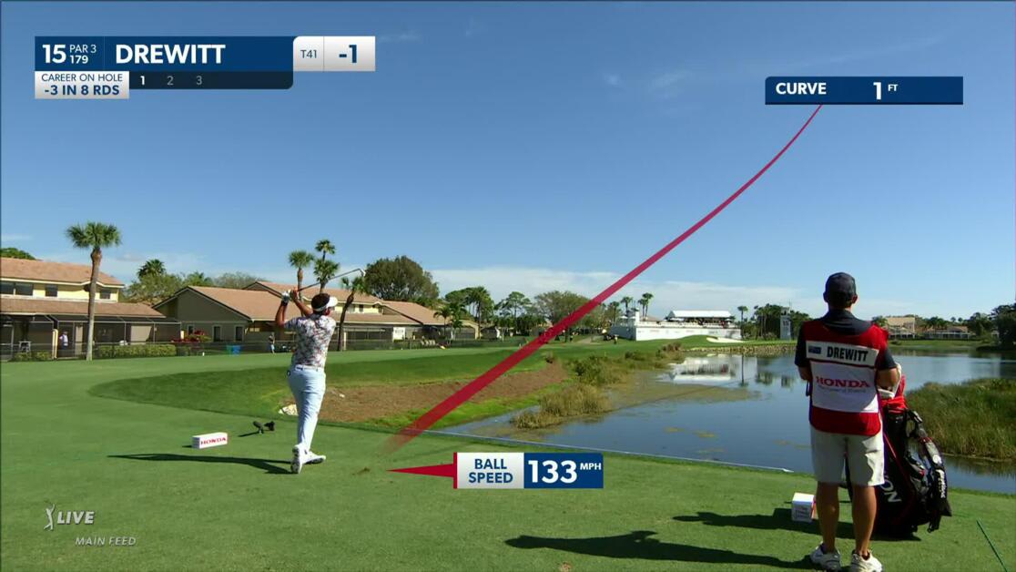 Brett Drewitt | 2023 Honda | Round 3 | 15th hole | Shot 1