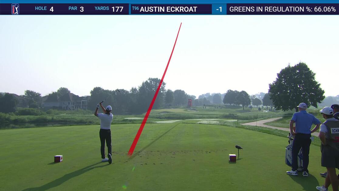 Austin Eckroat | Round 2 | 4th hole | Shot 1 | 2025 3M Open
