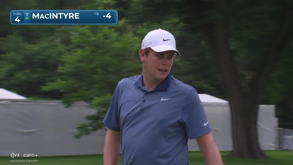 Robert MacIntyre | Round 3 | 4th hole | Shot 3 | 2025 Charles Schwab