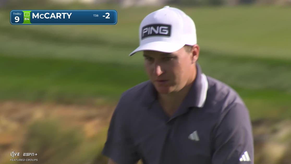 Matt McCarty | Round 1 | 9th hole | Shot 4 | 2025 Bank of Utah