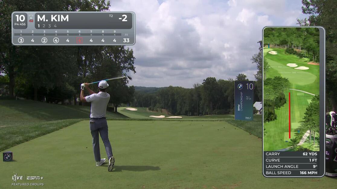 Michael Kim | Round 1 | 10th hole | Shot 1 | 2025 BMW Championship