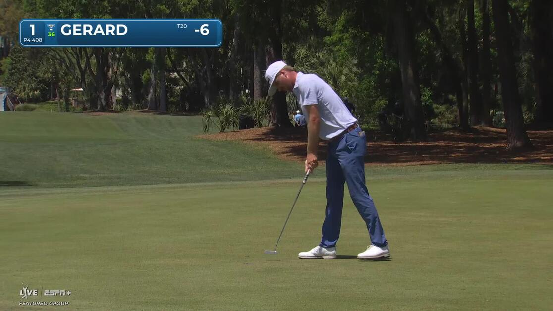 Ryan Gerard | Round 3 | 1st hole | Shot 4 | 2025 RBC Heritage