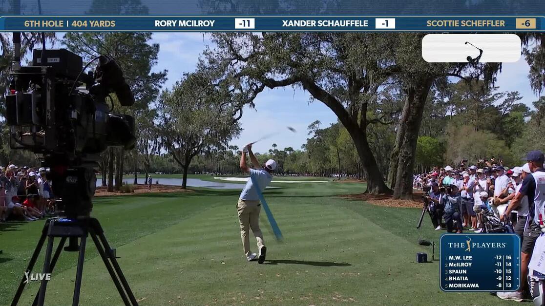 Scottie Scheffler | Round 2 | 6th hole | Shot 1 | 2025 THE PLAYERS
