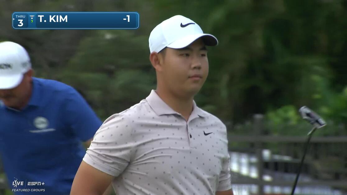 Tom Kim | Round 1 | 12th hole | Shot 4 | 2025 Sony Open