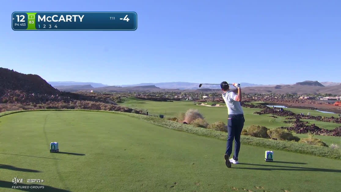 Matt McCarty | Round 2 | 12th hole | Shot 1 | 2025 Bank of Utah