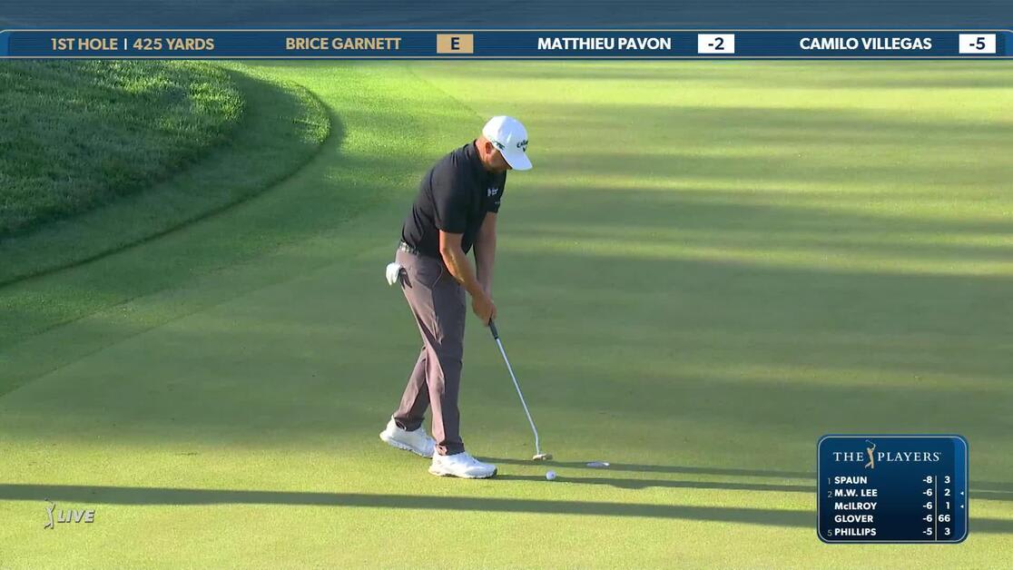 Brice Garnett | Round 2 | 1st hole | Shot 4 | 2025 THE PLAYERS