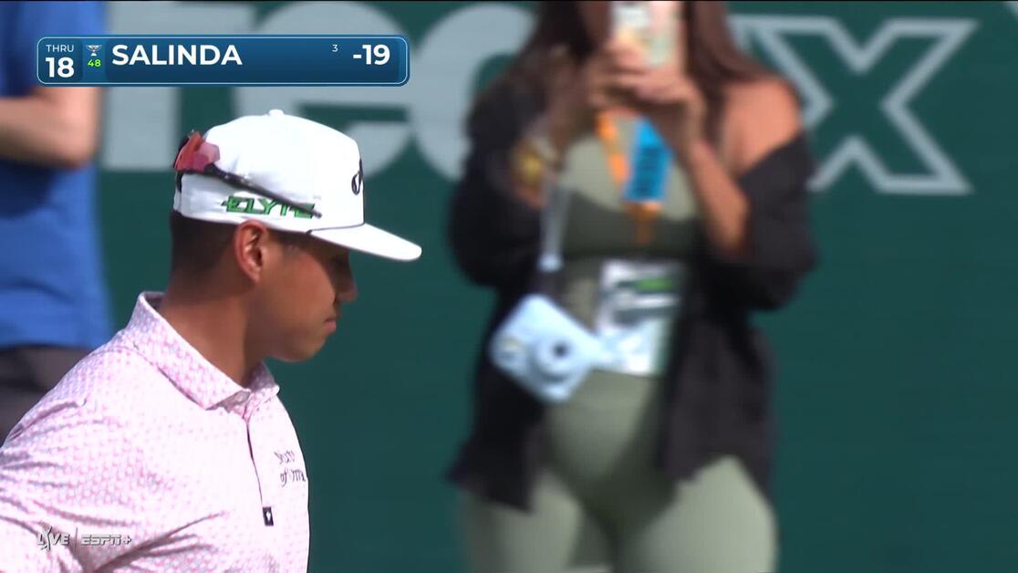 Isaiah Salinda | Round 4 | 18th hole | Shot 4 | 2025 Mexico Open