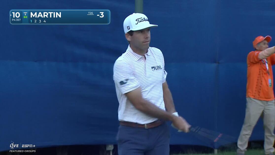Ben Martin | Round 2 | 10th hole | Shot 1 | 2025 Sony Open