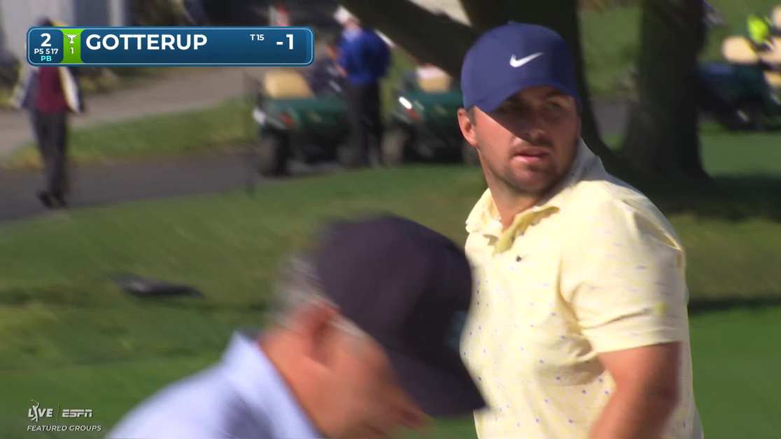 Chris Gotterup | Round 1 | 2nd hole | Shot 3 | 2026 AT&T Pebble Beach