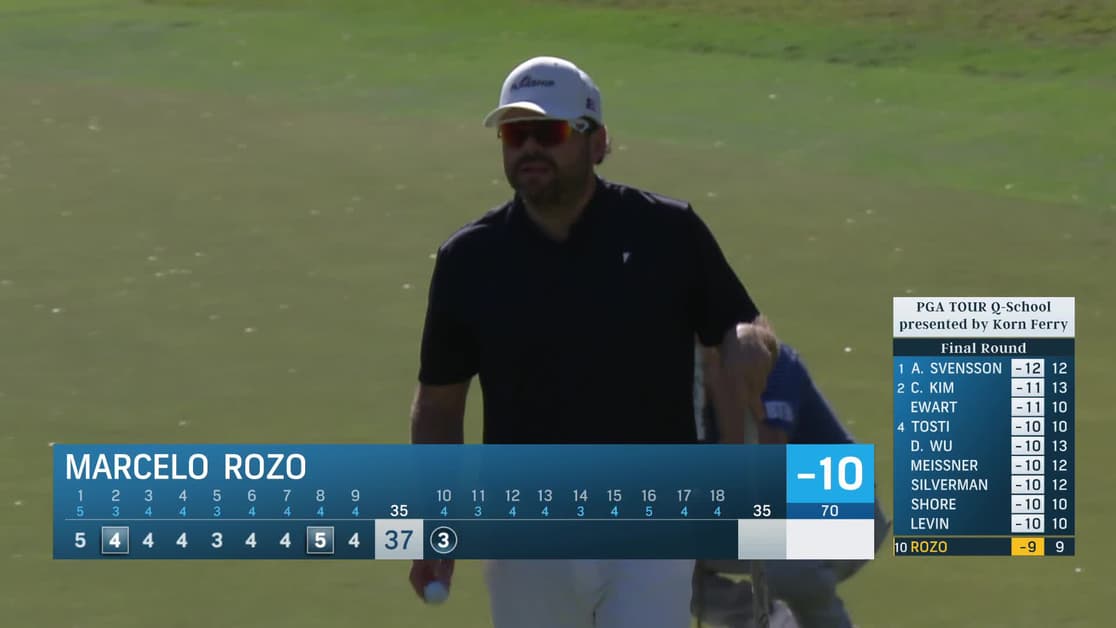 Marcelo Rozo | Round 4 | 10th hole | Shot 3 | 2025 PGA TOUR Q-School