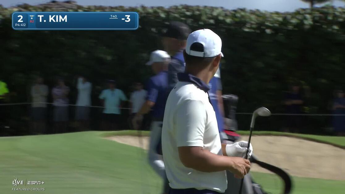 Tom Kim | Round 2 | 2nd hole | Shot 3 | 2025 Sony Open