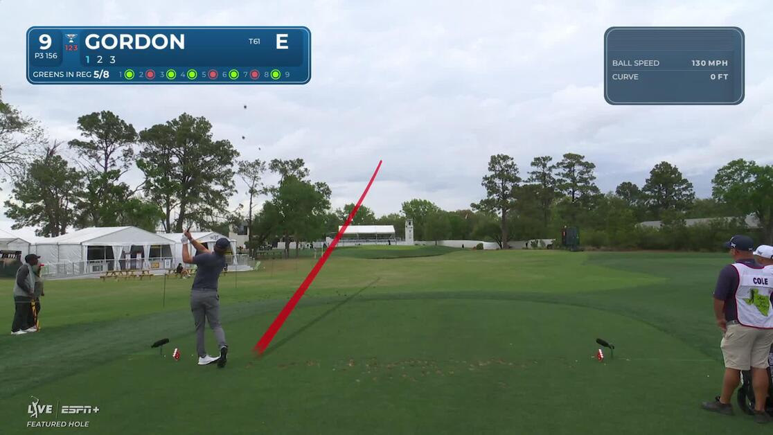 Will Gordon | Round 1 | 9th hole | Shot 1 | 2025 Houston Open
