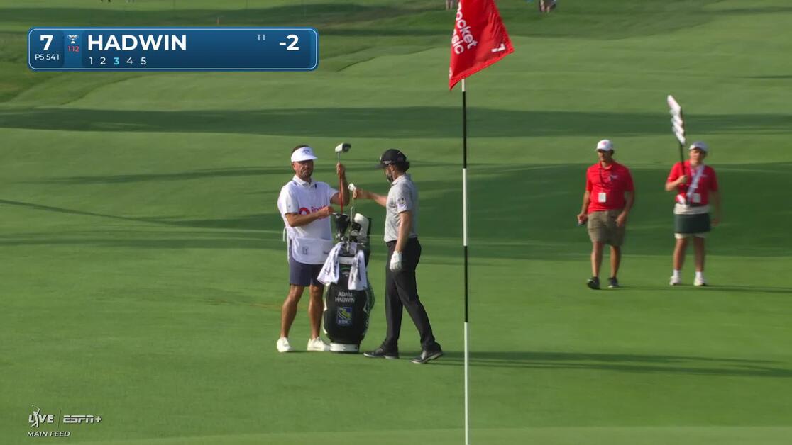 Adam Hadwin | Round 1 | 7th hole | Shot 3 | 2025 Rocket Classic
