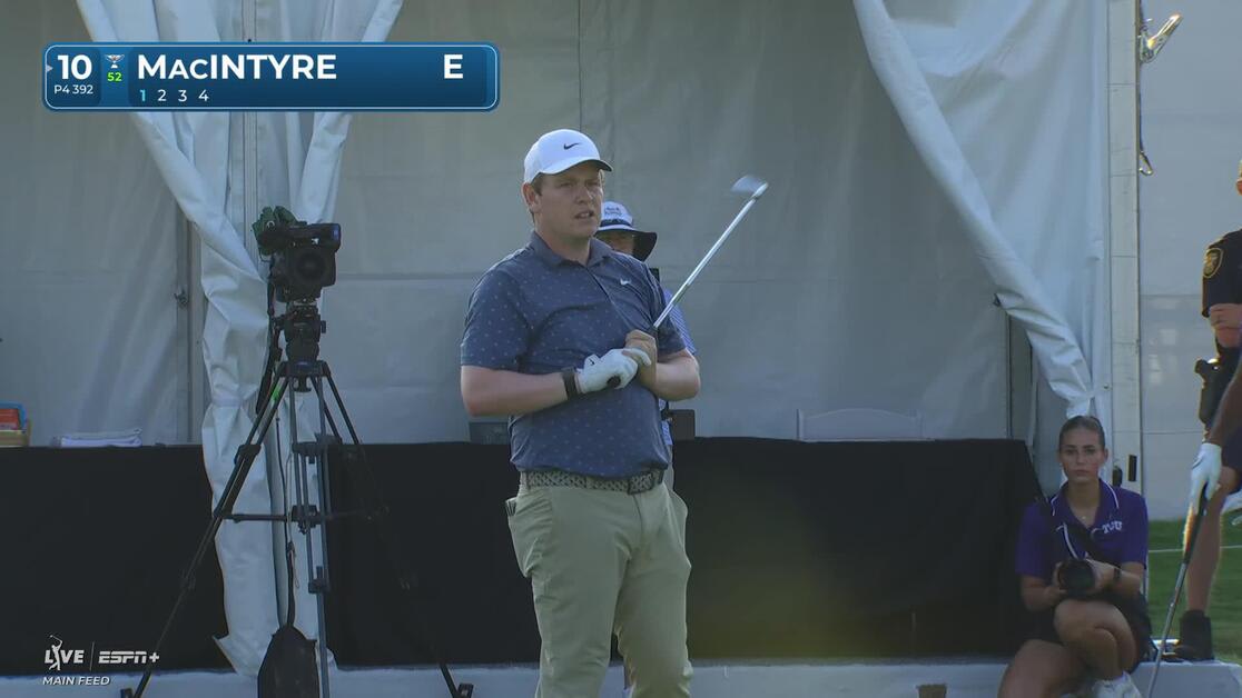 Robert MacIntyre | Round 1 | 10th hole | Shot 1 | 2025 Charles Schwab
