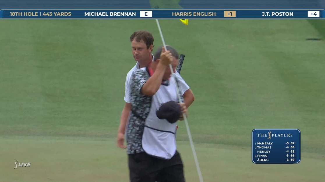 Harris English | Round 1 | 18th hole | Shot 4 | 2026 THE PLAYERS