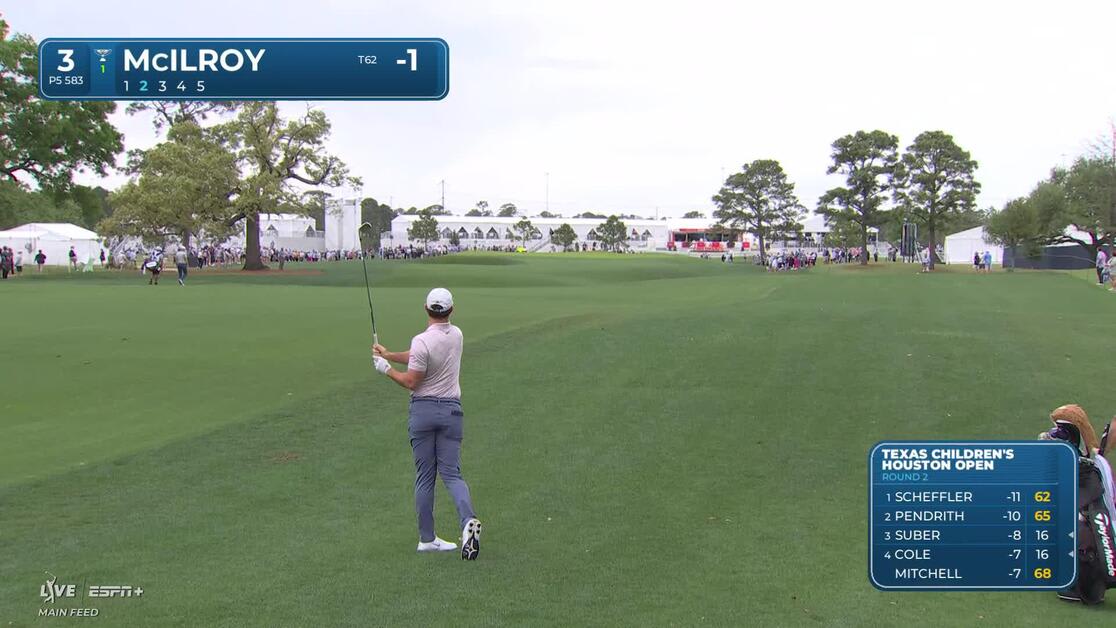 Rory McIlroy | Round 2 | 3rd hole | Shot 2 | 2025 Houston Open