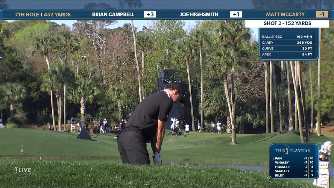 Matt McCarty | Round 1 | 7th hole | Shot 2 | 2025 THE PLAYERS