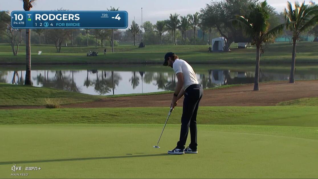 Patrick Rodgers | Round 2 | 10th hole | Shot 3 | 2025 Mexico Open