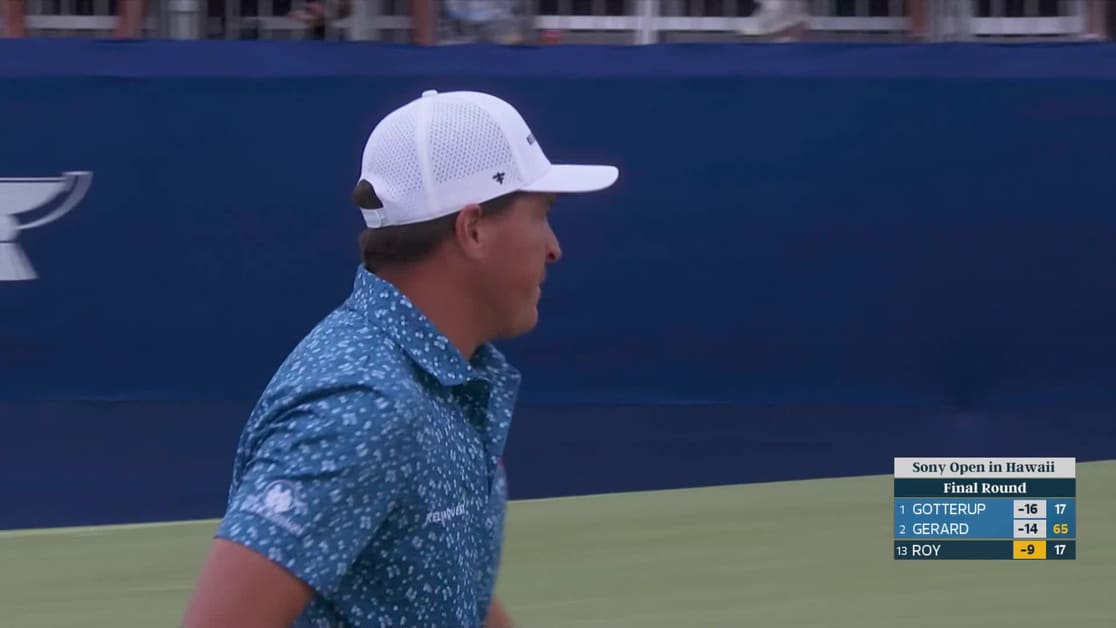 Kevin Roy | Round 4 | 18th hole | Shot 5 | 2026 Sony Open
