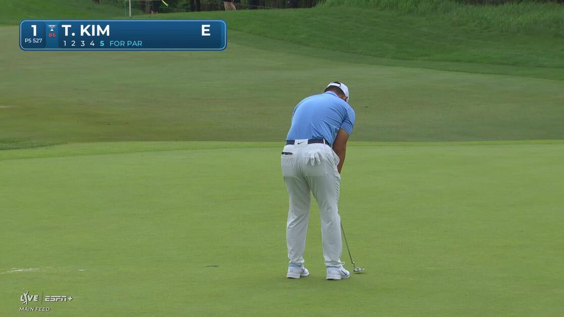 Tom Kim | Round 1 | 1st hole | Shot 5 | 2025 RBC Canadian