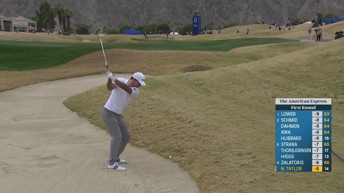 Nick Taylor | Round 1 | 15th hole | Shot 2 | 2025 The American Express