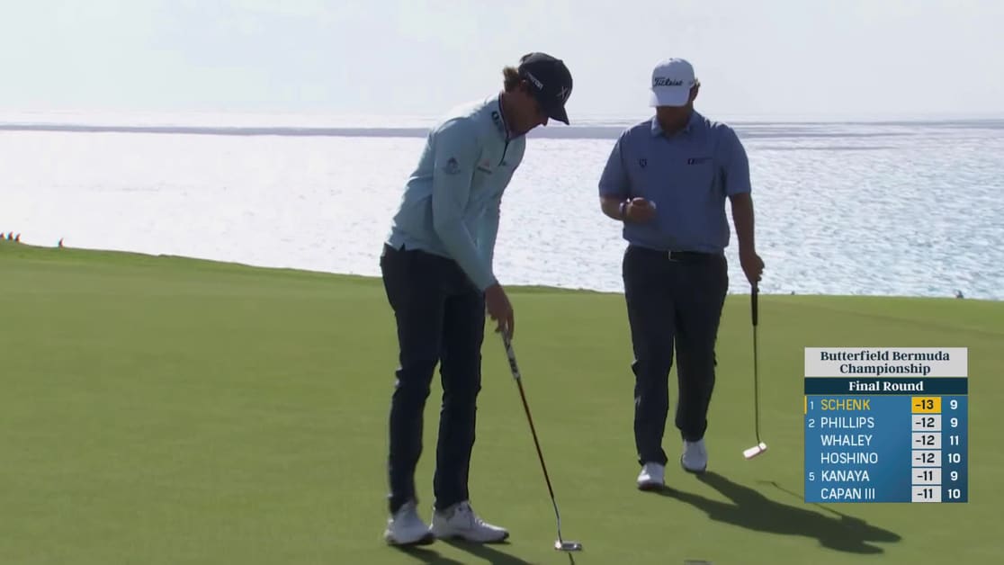 Adam Schenk | Round 4 | 9th hole | Shot 4 | 2025 Butterfield Bermuda