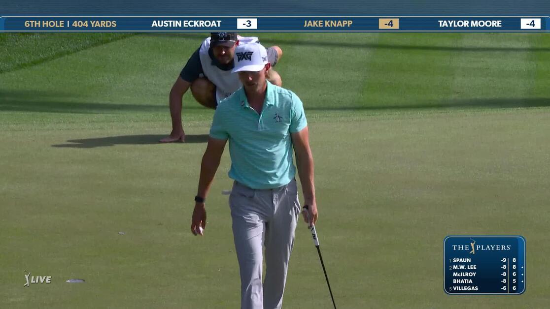 Jake Knapp | Round 2 | 6th hole | Shot 4 | 2025 THE PLAYERS