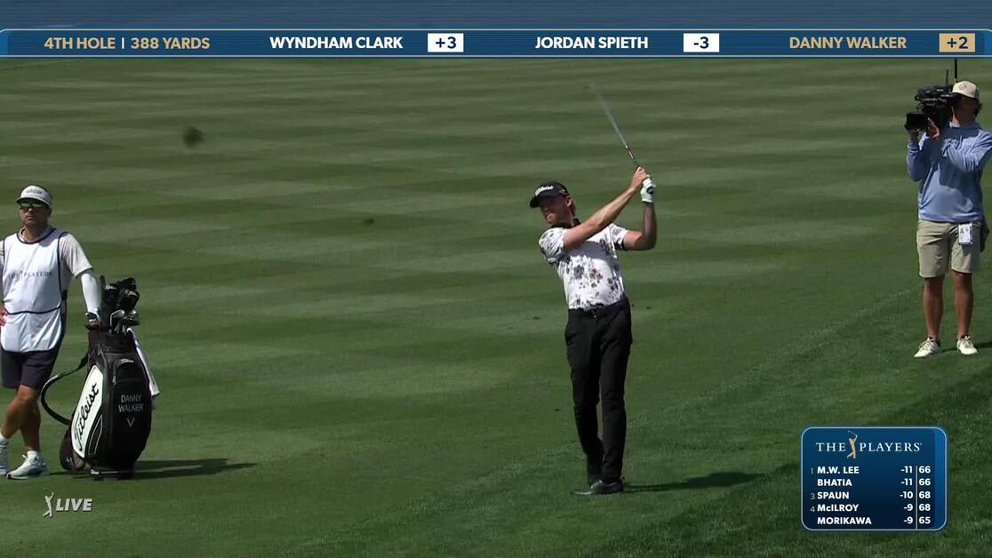 Danny Walker | Round 2 | 4th hole | Shot 2 | 2025 THE PLAYERS