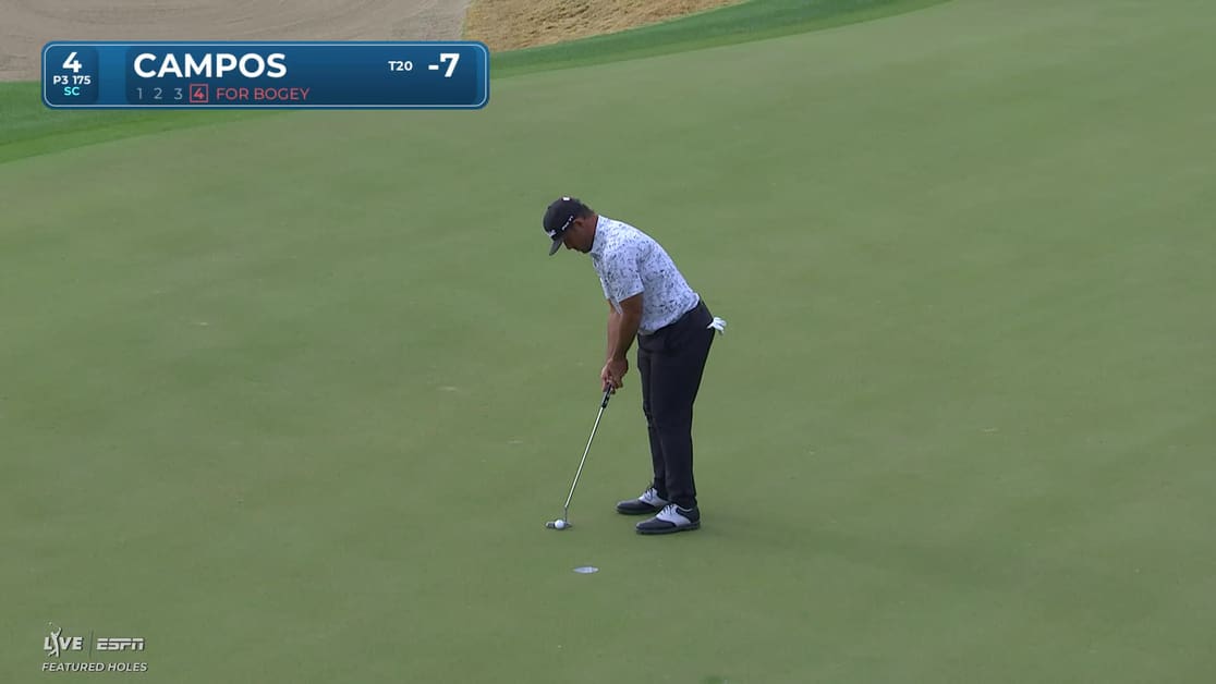 Rafael Campos | Round 2 | 4th hole | Shot 4 | 2026 The American Express