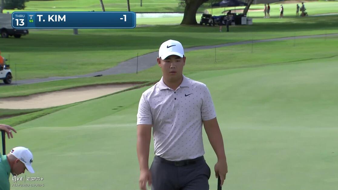 Tom Kim | Round 1 | 4th hole | Shot 3 | 2025 Sony Open