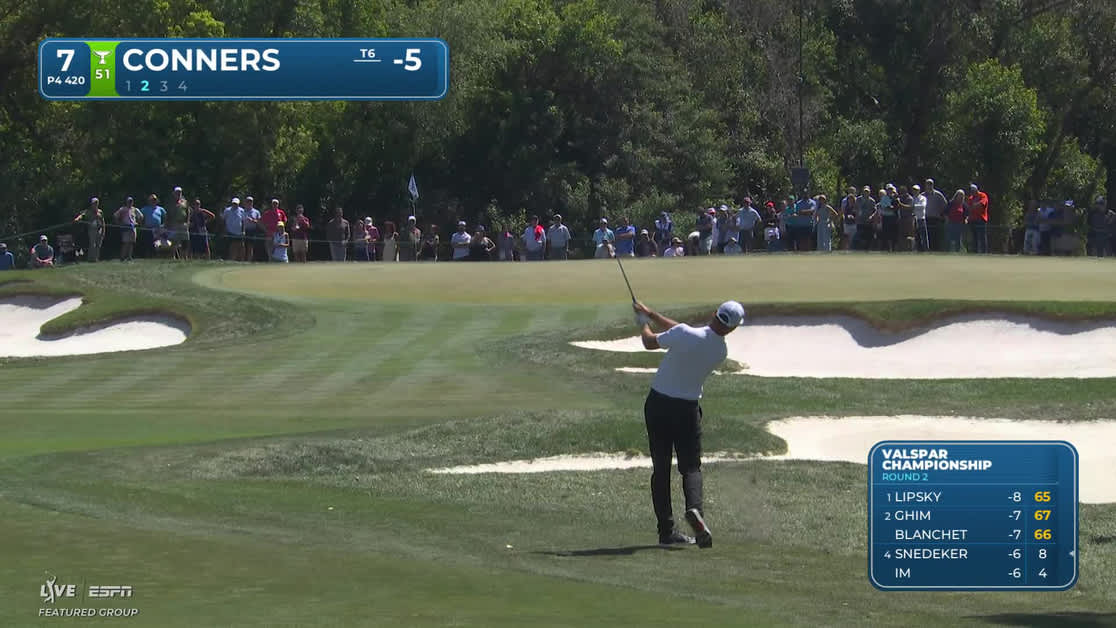 Corey Conners | Round 2 | 7th hole | Shot 2 | 2026 Valspar