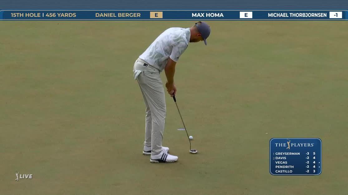 Daniel Berger | Round 1 | 15th hole | Shot 4 | 2026 THE PLAYERS