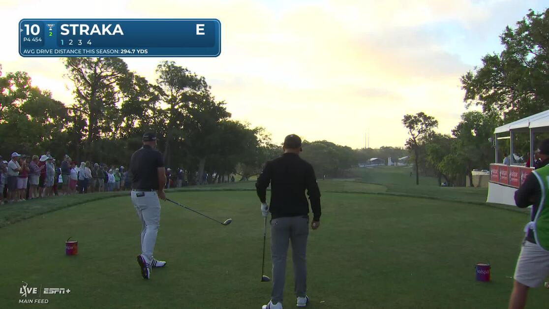 Sepp Straka | Round 1 | 10th hole | Shot 1 | 2025 Valspar