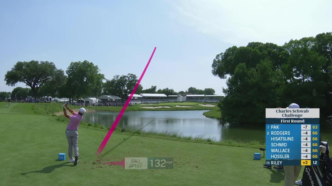 Davis Riley | Round 1 | 13th hole | Shot 1 | 2025 Charles Schwab