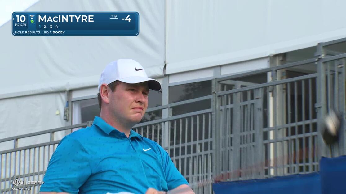 Robert MacIntyre | Round 2 | 10th hole | Shot 1 | 2025 Wyndham