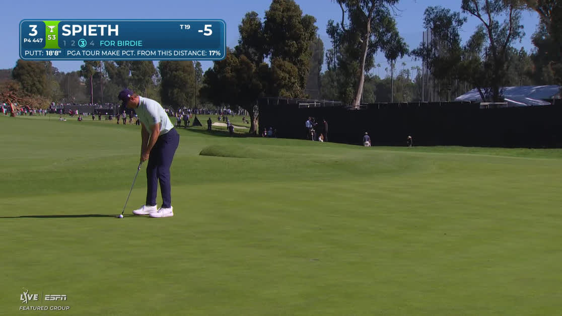 Jordan Spieth | Round 3 | 3rd hole | Shot 3 | 2026 The Genesis