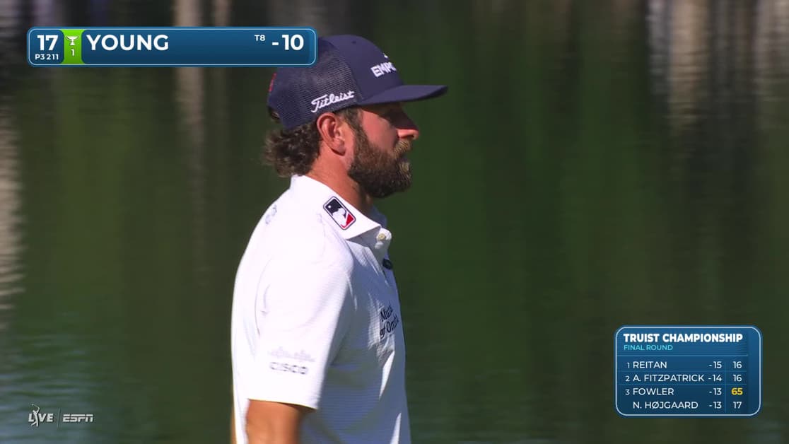 Cameron Young | Round 4 | 17th hole | Shot 4 | 2026 Truist Championship