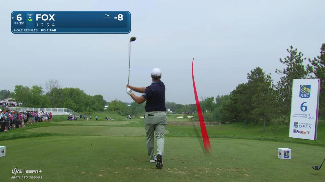 Ryan Fox | Round 2 | 6th hole | Shot 1 | 2025 RBC Canadian