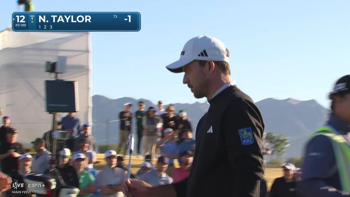 Nick Taylor | Round 1 | 12th hole | Shot 1 | 2025 WM Phoenix Open