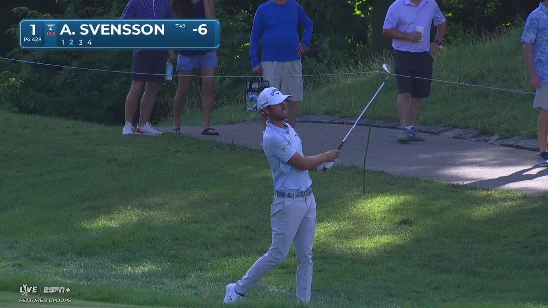 Adam Svensson | Round 4 | 1st hole | Shot 2 | 2025 John Deere