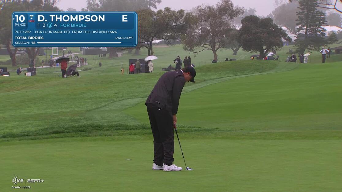 Davis Thompson | Round 1 | 10th hole | Shot 3 | 2025 Genesis