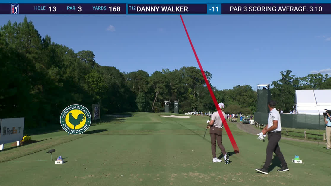 Danny Walker | Round 3 | 13th hole | Shot 1 | 2025 Sanderson Farms