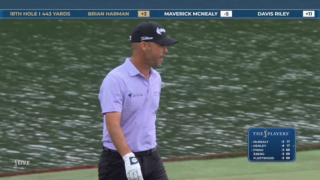 Brian Harman | Round 1 | 18th hole | Shot 4 | 2026 THE PLAYERS