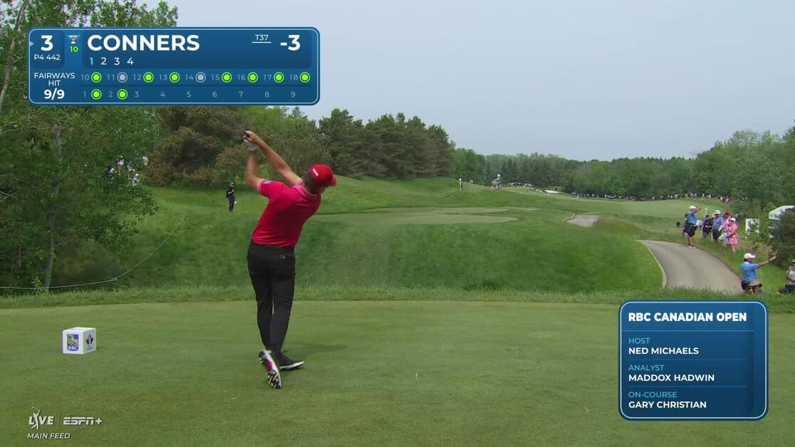 Corey Conners | Round 2 | 3rd hole | Shot 1 | 2025 RBC Canadian