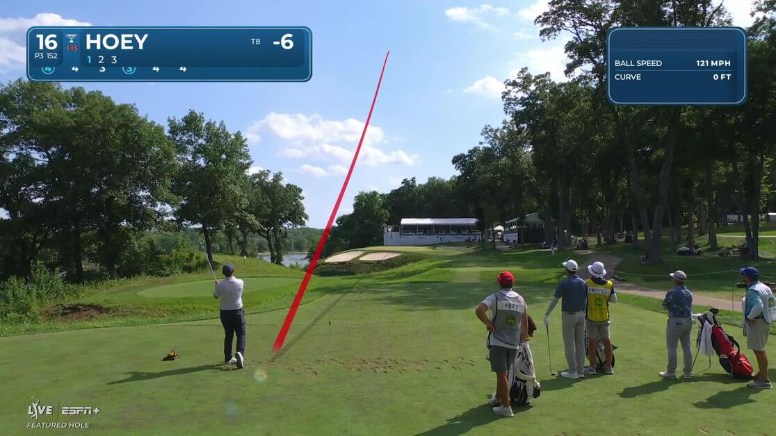 Rico Hoey | Round 1 | 16th hole | Shot 1 | 2025 John Deere
