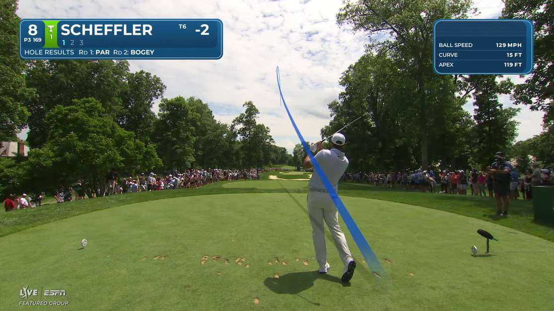 Scottie Scheffler | Round 3 | 8th hole | Shot 1 | 2026 the Memorial