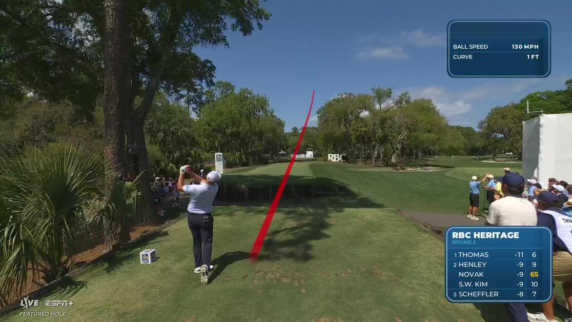 Sepp Straka | Round 2 | 14th hole | Shot 1 | 2025 RBC Heritage