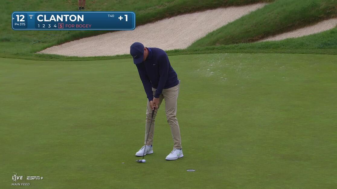 Luke Clanton | Round 1 | 12th hole | Shot 5 | 2025 RBC Canadian