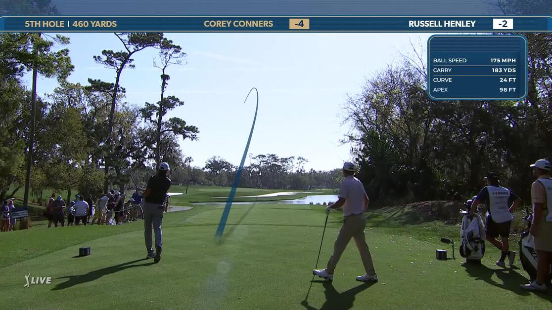 Corey Conners | Round 3 | 5th hole | Shot 1 | 2025 THE PLAYERS
